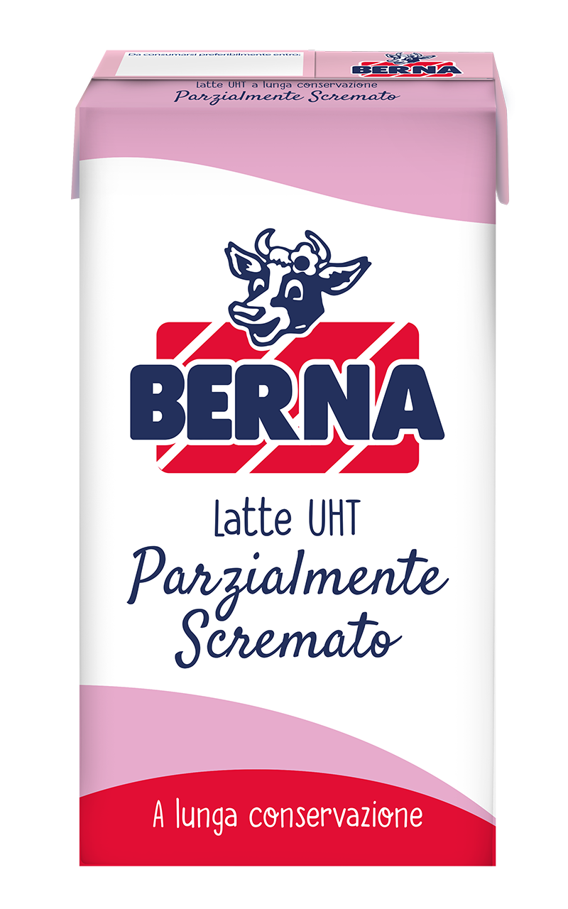 Latte UHT Parzialmente Scremato Brik - Latte Berna